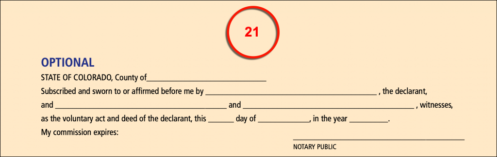 Free Colorado Advance Directive Form (Medical POA + Living Will) | PDF