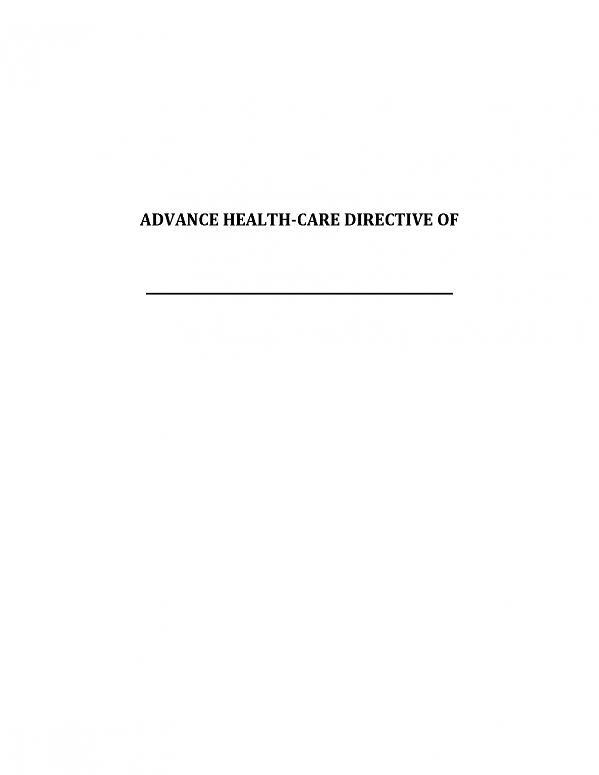 Free Delaware Advance Directive Form (Medical POA + Living Will) | PDF