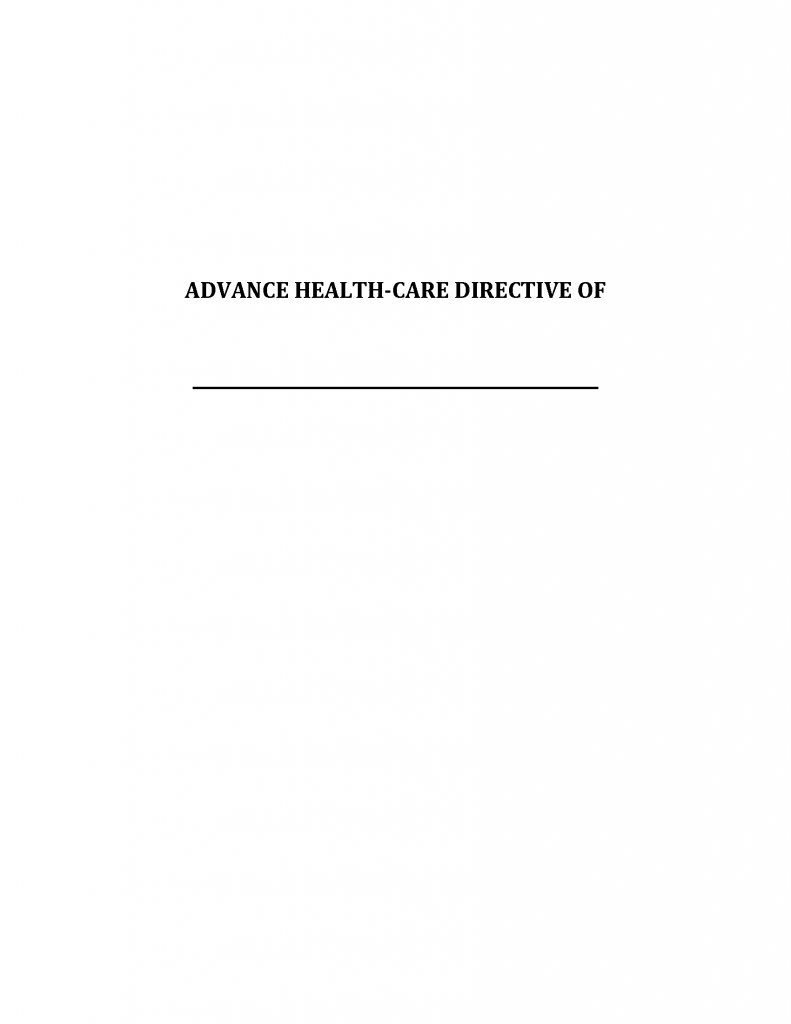 Free Delaware Advance Directive Form (Medical POA + Living Will) | PDF