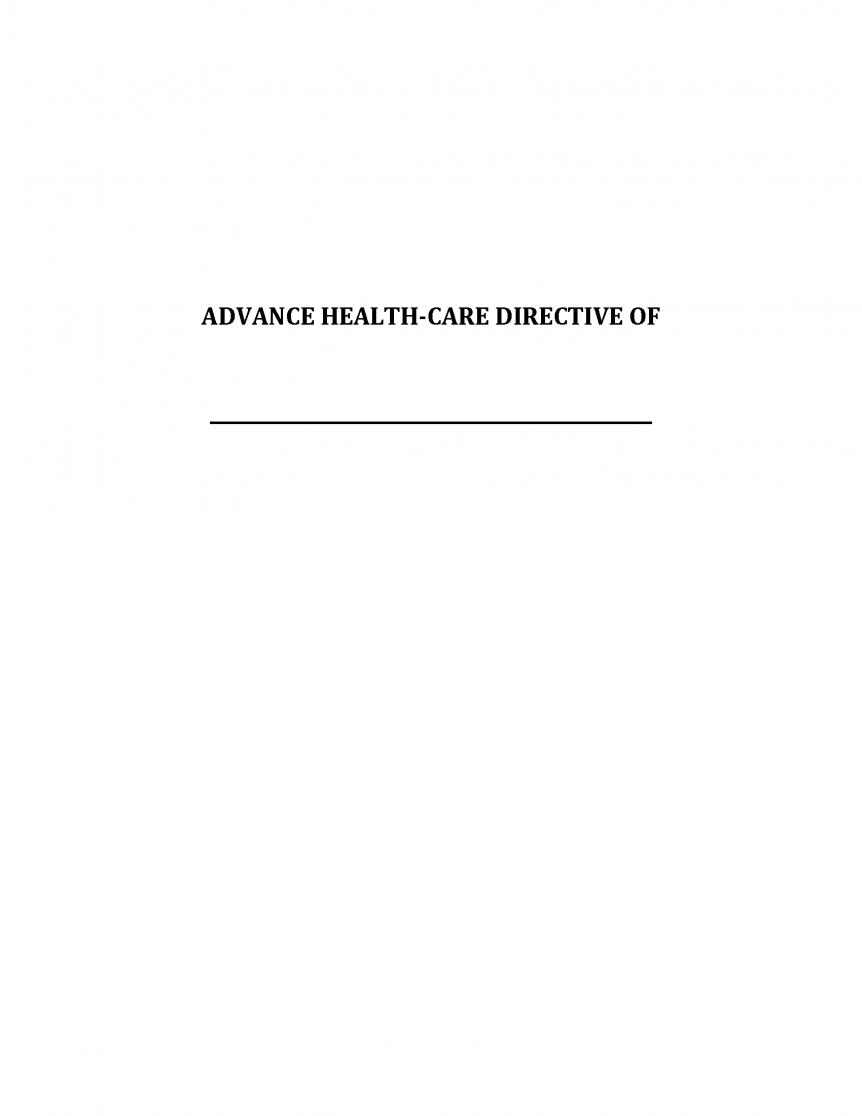 Free Delaware Advance Directive Form (Medical POA + Living Will) | PDF