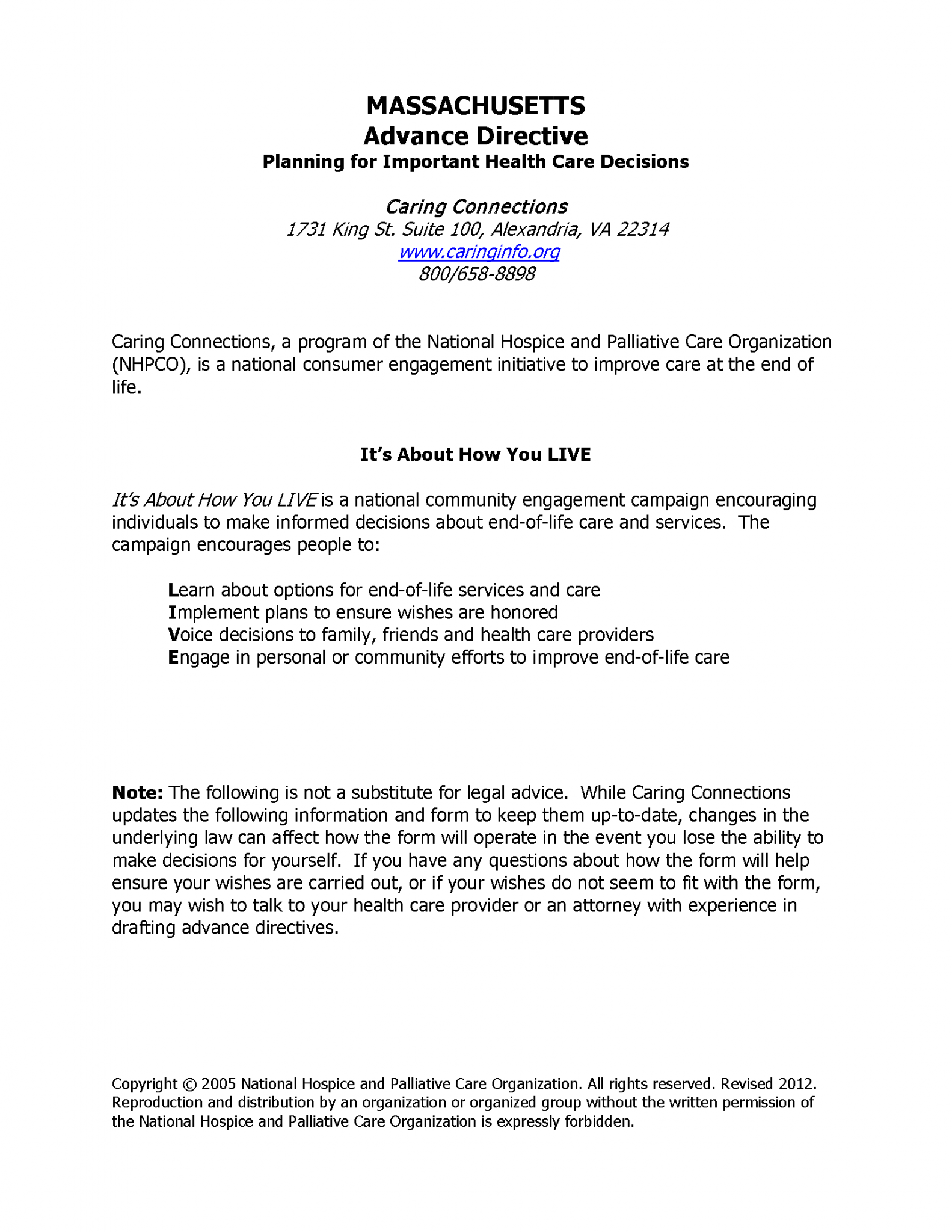Free Massachusetts Advance Directive Form Medical POA Living Will PDF free-massachusetts-advance-directive-form-medical-poa-living-will-pdf