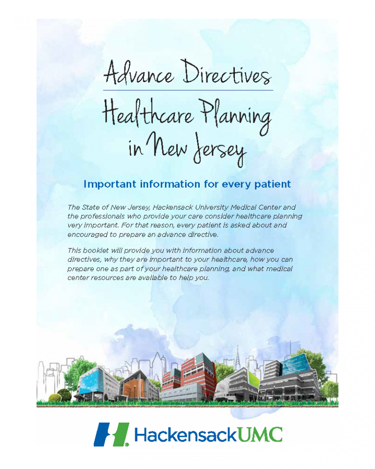 Free New Jersey Advance Directive Form (Medical POA + Living Will) | PDF