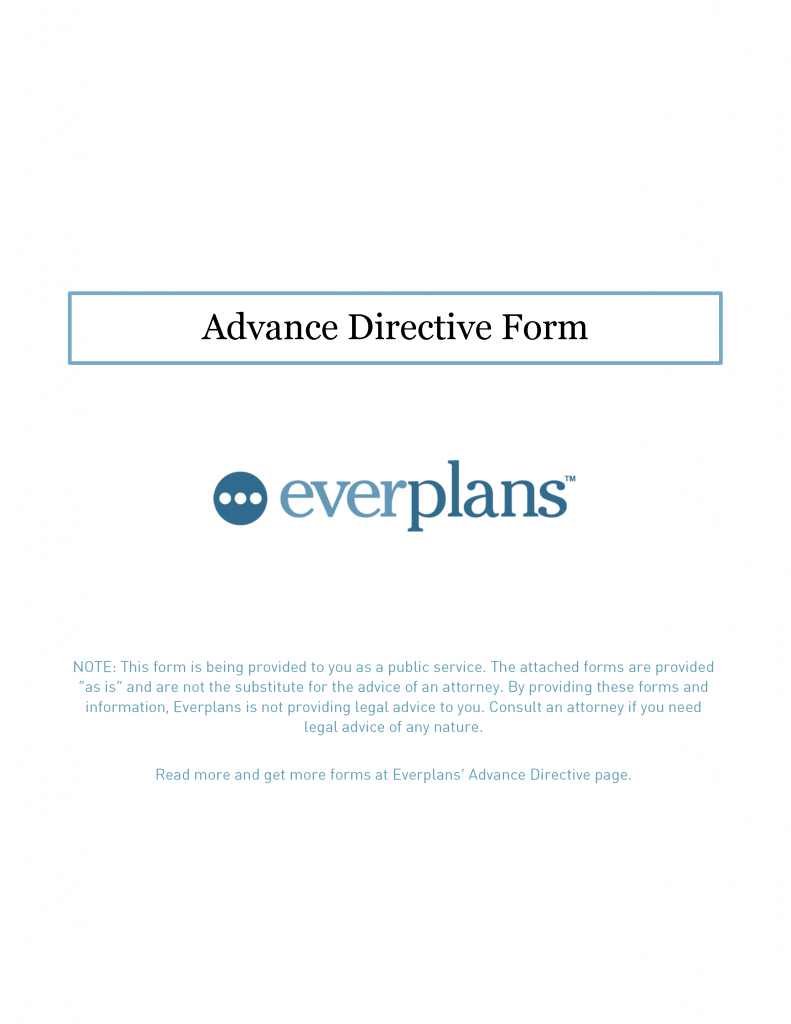 Free West Virginia Advance Directive Form (Medical POA + Living Will) | PDF